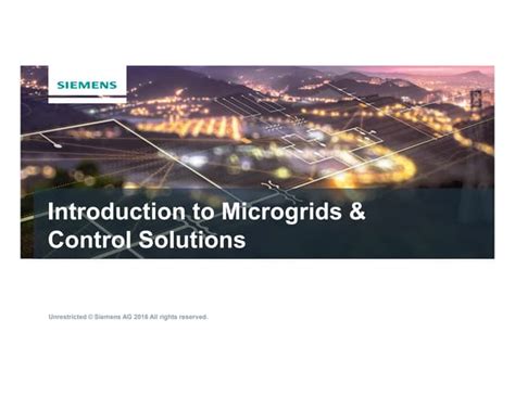 Ieee Microgrid Presentation 2016 05 11 Pdf
