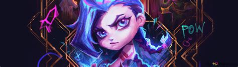 Chibi Jinx With Vi Tft Little Legends League Of Legends Lol 4k