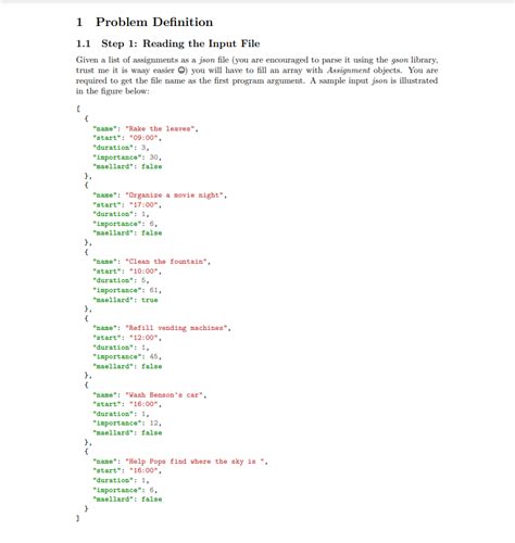 Solved 1 Problem Definition 11 Step 1 Reading The Input