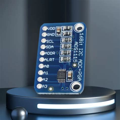 Ads1115 Adc Analog To Digital Converter Module I2c 20v To 55v For