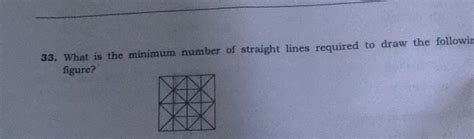 33 What Is The Minimum Number Of Straight StudyX