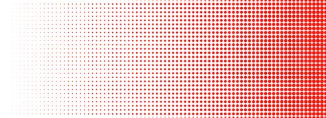 빨간색 하프톤 그라데이션 텍스처입니다 사라지는 만화 물방울 무늬 배경입니다 반복되는 점선 그라데이션 패턴 희미한 만화 팝 아트 오버레이 배경 래스터 화 된 Halfton