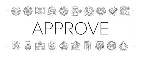 Quality Approve Mark And Medal Icons Set Vector 18992619 Vector Art At Vecteezy