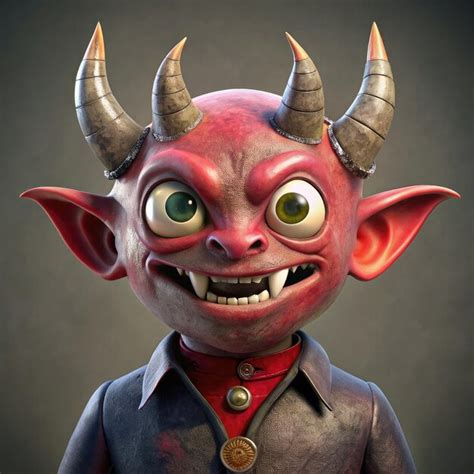 Premium Photo Character Demon