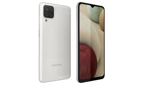 3d Samsung Galaxy A12 White Turbosquid 1669955