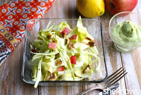 Meatless Monday Fennel Apple And Endive Salad With Creamy Lemon