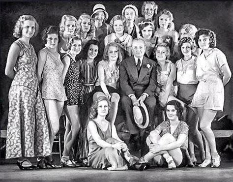 Florenz Ziegfeld With Follies Cast 1927 Ziegfeld Follies Florenz