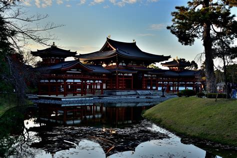 日本关西红叶狩宇治暮色下的平等院2 中关村在线摄影论坛