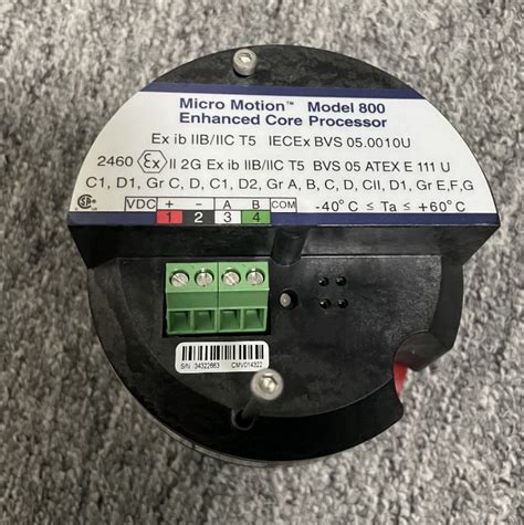 Emerson Micro Motion 800 พัฒนาโปรเซสเซอร์เนียร์สําหรับเครื่องวัดกระแส
