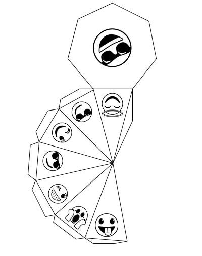 How To Make A Heptagonal Pyramid A Printable 3d Net