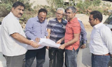 Ghmc Commissioner Inspects Devpt Works