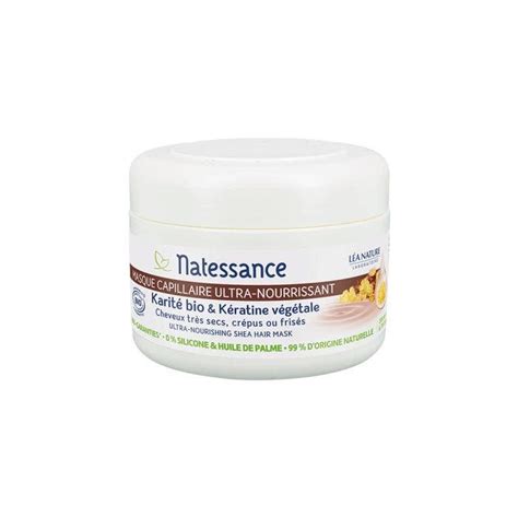 Maschera Per Capelli Ultra Nutriente Burro Di Karité Bio E Cheratina