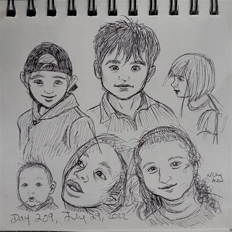 365 Days Of Sketchbook Week 30 Nicky Drew Illustration