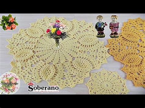 Souplast Ou Centrinho De Mesa Em Croche Iniciante Crochet