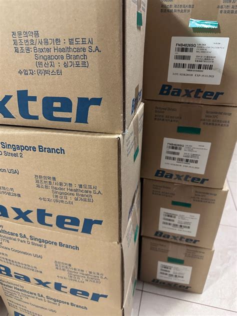 Baxter Peritoneal Dialysis Solution Health And Nutrition Medical Supplies And Tools On Carousell