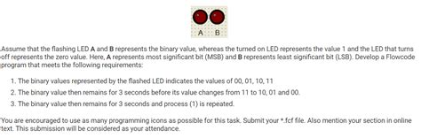 Solved A B Assume That The Flashing LED A And B Chegg