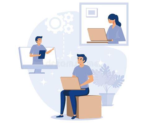 Business Efficiency Concept Cooperation And Workflow Idea Management
