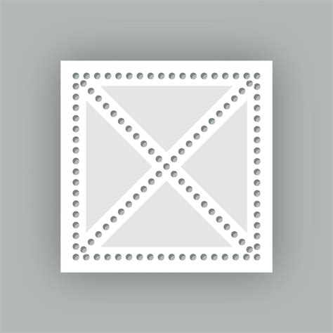 Conjunto De Etiquetas Perfuradas De Carimbos De Papel Selos Postais