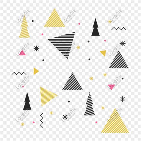 멤피스 디자인 장식 패턴 Png Png 일러스트 무료 다운로드 Lovepik