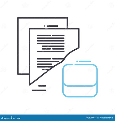 Ssl Certificate Line Icon Outline Symbol Vector Illustration Concept
