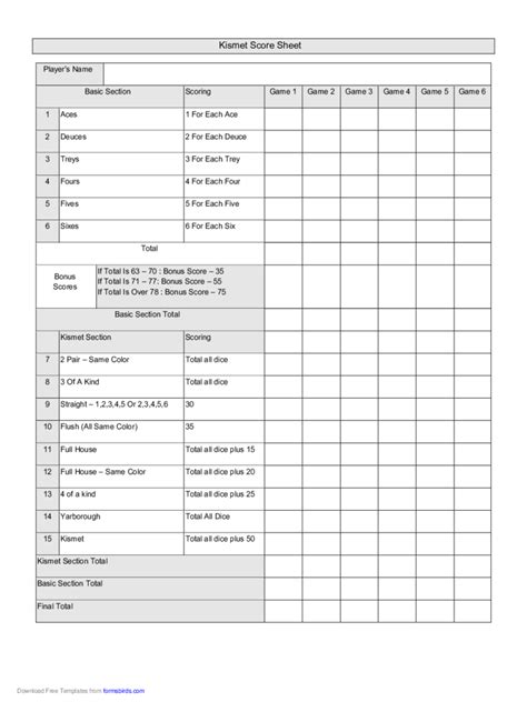2023 More Score Sheets Fillable Printable Pdf And Forms Handypdf 9553