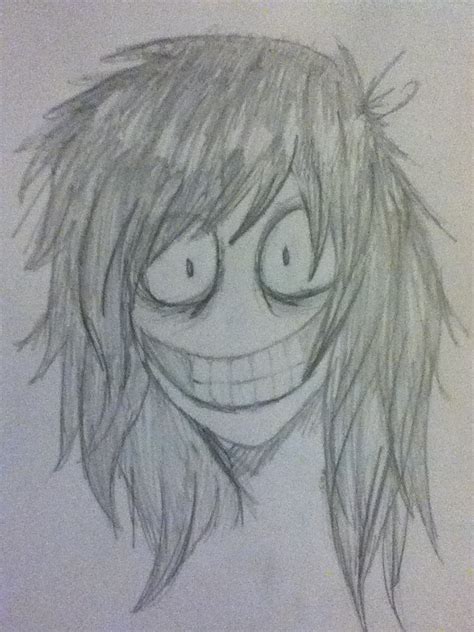 Jeff The Killer Pencil Sketch By Kyoyabeyblader On Deviantart