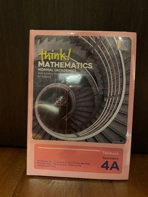 Sec 4 Math Na Textbook Hobbies And Toys Books And Magazines Textbooks On