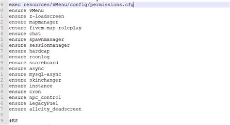 Vmenu Ignoring Permissions Resource Support Cfxre Community