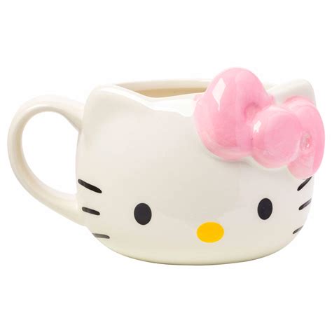 Lazo Rosa De Hello Kitty Sanrio Personaje Periférico Hello Kitty Taza