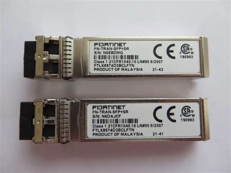 2 X Fortinet Fn Tran Sfpsr Class 1 Optical Transceiver Module 5753