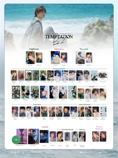 Wan ̈ On Twitter The Name Chapter Temptation Album Photocard Template List 이름의 장 템테이션 포토카드