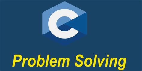 how to solve problems in c programming