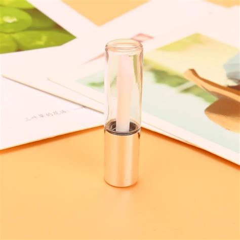 45pcs 12ml Empty Clear Lip Gloss Tube Lips Balm Bottle Brush Container