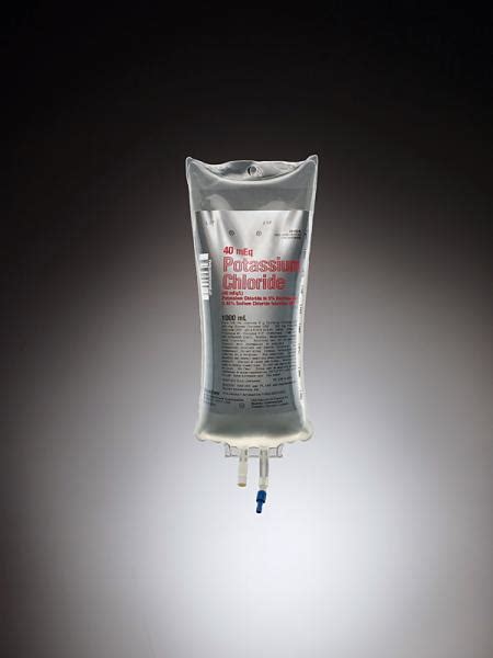 40 Meq L Kcl 5 Dextrose And 0 45 Nacl Injection 1000 Ml