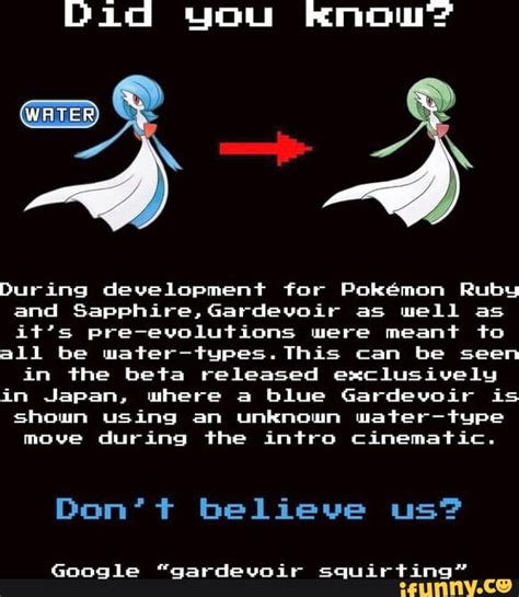 Did You Know Ge Se During Development For Pokemon Ruby And Sapphire