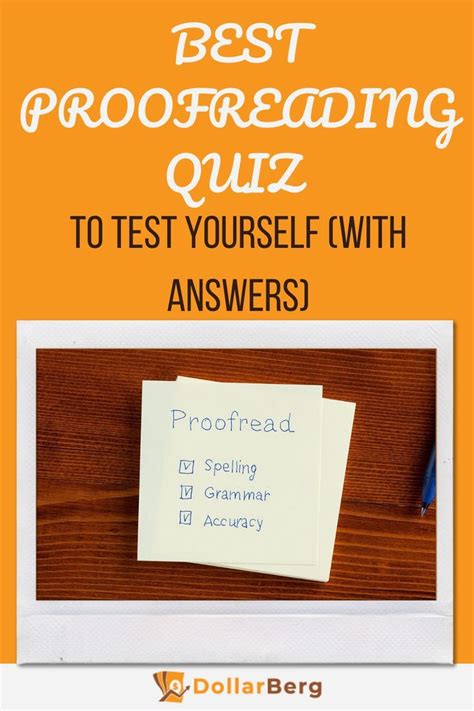 16 Best Online Proofreading Quizzes To Test Your Skills In 2024 Exercises With Answers Artofit