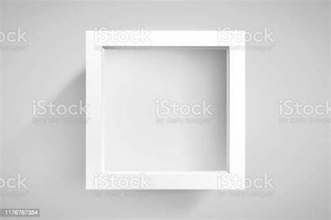 밝은 배경에 현실적인 빈 프레임 당신의 창조적 인 프로젝트에 대한 테두리 당신을 위한 모형 프로젝트 벡터 디자인 3차원 형태에