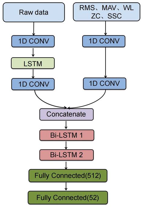 Dual Stream Long Short Term Memory Feature Fusion Classifier For Surface Electromyography