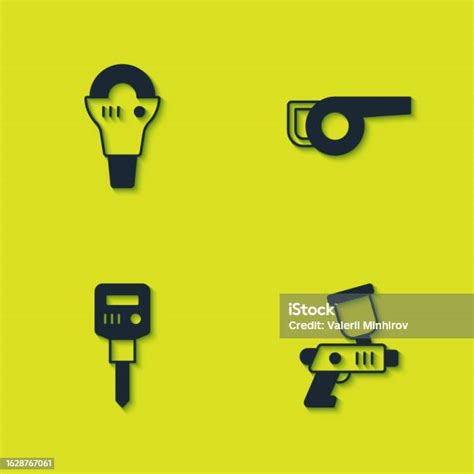 앵글 그라인더 페인트 스프레이 건 건설 착암기 및 잎 정원 송풍기 아이콘을 설정합니다 벡터 각도에 대한 스톡 벡터 아트 및 기타 이미지 Istock