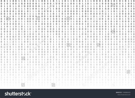 Vector Binary Code Background Gradient Texture Stock Vector Royalty