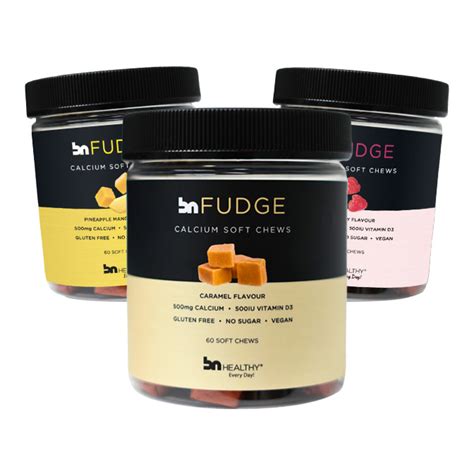 Bn Fudge By Bn Healthy 60 Calcium Soft Chews House Of Supplements