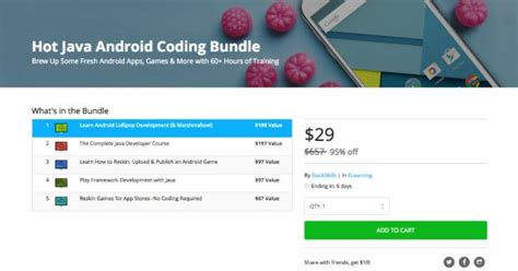 Deal Pick Up The Hot Java Android Coding Bundle For
