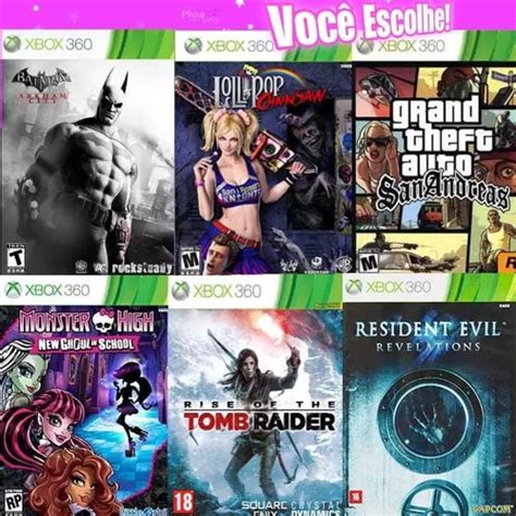 Kit Jogos De Xbox Desbloqueado A Escolha MercadoLivre
