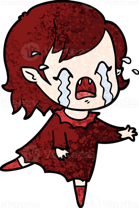 Dessin Animé Pleurs Vampire Fille Dessin 47181567 Png