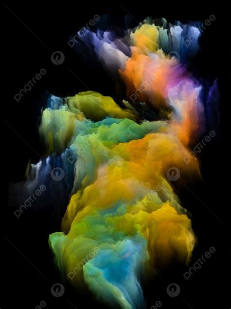 채색 공간 시리즈 3차원 잡색의 흐린 형성 예술 주제에 대한 추상화 사진 배경 및 무료 다운로드를위한 그림 Pngtree