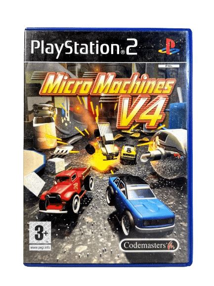 Micro Machines V4 Ps2 Mint Complete Appleby Games