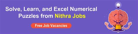 Challenging Numerical Puzzles Nithra Jobs