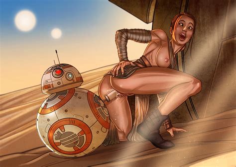 Rey And BB8 By Abrosiis Hentai Foundry