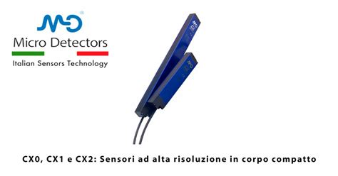 MD Micro Detectors Serie CX Elettrorappresentanze