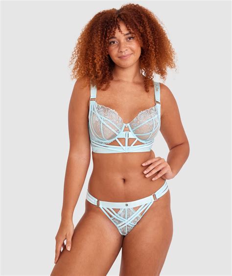Bras N Things Vamp Dream On V String Sky Blue 01494101